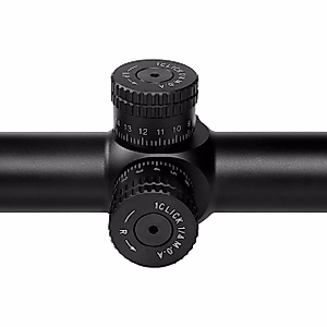Edenberg 3-12x40 Parallax Adjustment, Rifle Scope for Hunting,30mm Tube,Lockable W/E Turrets, Wide Field of View, Fast Focus Eyepiece, Long Eye Relief,Flip Up Cover