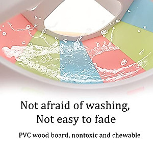 Hamster Wheel, Silent Hamster Fitness Running Wheel, Hamster cage Supplies, Small pet Bracket Running Wheel, Wooden Running Wheel Toys (Colour)