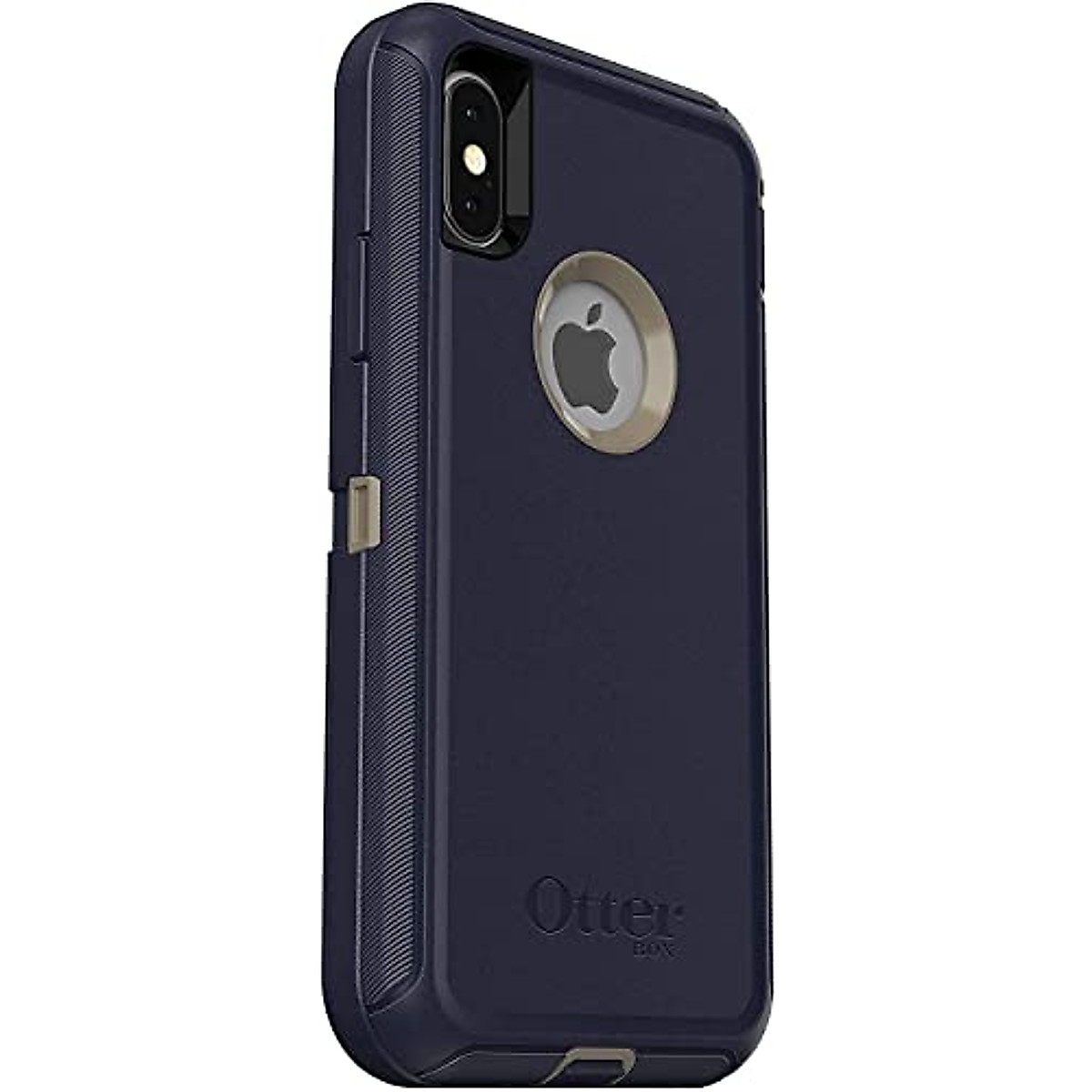 OtterBox Defender Series Case for iPhone X & iPhone Xs (ONLY), Case Only - Bulk Packaging - (Dark Lake (Chinchilla/Dress Blues))