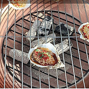 LEAYAN Garden Fire Pit Portable Grill Barbecue Rack Outdoor Fire Pit Metal Square Firepit Patio Stove Wood Burning BBQ Grill Fire Pit Bowl with Spark Screen Cover, Log Grate for Camping Backyard