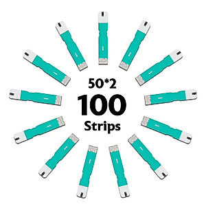CareLiving BGM101 Blood Glucose Test Strips, for Diabete Sugar Testing, 100 Count