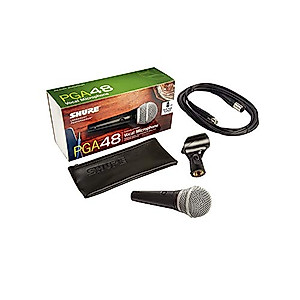 Bose S1 Pro Bluetooth Speaker System Bundle with Battery, Shure PGA48 Microphone, 15ft XLR Audio Cable (6 items)