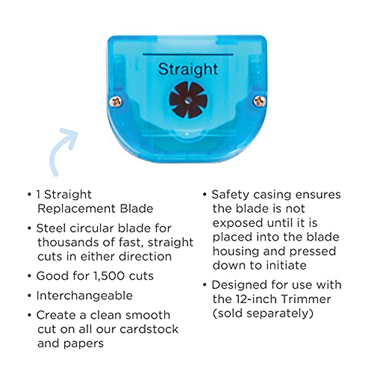 Creative Memories 12 Inch Straight Rotary Blade Replacement for 2019 Trimmer