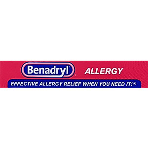 Benadryl Ultratabs Antihistamine Allergy Relief with Diphenhydramine HCl, 24 Count
