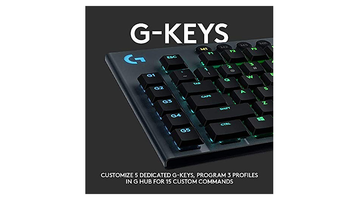 Logitech G815 RGB Mechanical Gaming Keyboard - Renewed & Responsive