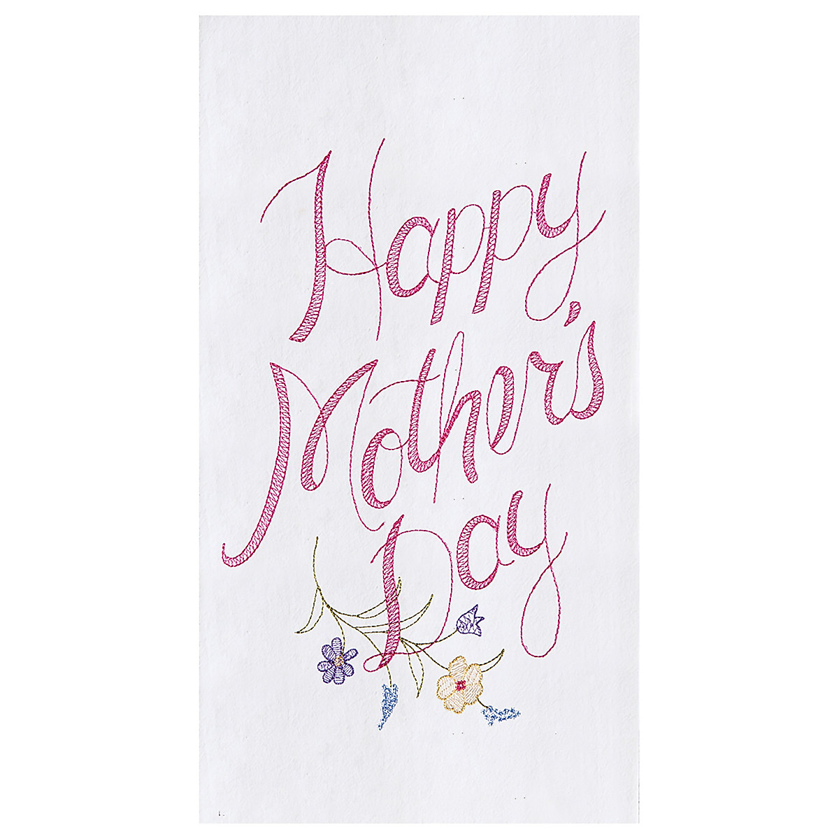 C&F Home Happy Mother's Day Flour Sack Kitchen Towel Decor Decoration 18" x 27" White