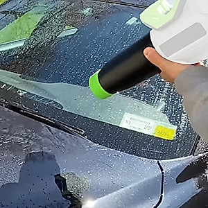 Karbay Stubby Car Drying Nozzle (8" Long) Compatible with Most EGO 530, 575, 580, 615, 650, 765 Leaf Blowers, Included Green Protective Silicone Band.