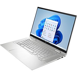2022 Newest HP Envy X360 2-in-1 15.6" FHD Touch-Screen Laptop | 11th Generation Intel Core i5-1155G7 | 32GB DDR4 | 1TB SSD | Backlit Keyboard | Fingerprint | Windows 11 | with Wireless Mouse Bundle