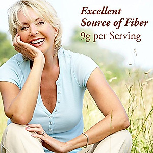 Garden of Life Fiber Supplement, Raw Organic Fiber Powder - 30 Servings, 15 Organic Superfoods, Probiotics and Omega-3 ALA, 4g Soluble Fiber, 5g Insoluble Fiber for Regularity, Psyllium Free Fiber