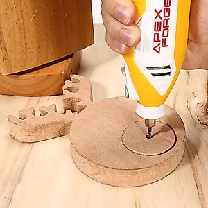 APEXFORGE M0 Rotary Tool Accessories Kit + M6 Rotary Tool Kit, Keyless Chuck & Flex Shaft, 357 + 172 Accessories, 6-Speed, 4 Attachments & Carrying Case, Ideal for Cutting/Sanding/Drilling/Sharpening