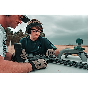 Caldwell Small/Medium Ultimate Shooting Golves with Breathable Material, Padding, and Touch Control for for Target Shooting, Range, and Hunting