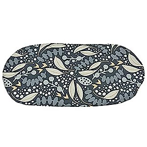 Ele Toys Replacement Part for Fisher-Price Soothing View Projection Bassinet - GYN85 Midnight Eucalyptus Print Sheet, One Size, Black, Gray, Yellow, Green
