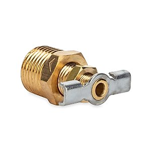 Camco ½" RV Water Heater Replacement Drain Valve - Replace Your RV Water Heater Drain Valve | Simple and Easy Installation | Durable Brass Construction - (11703)