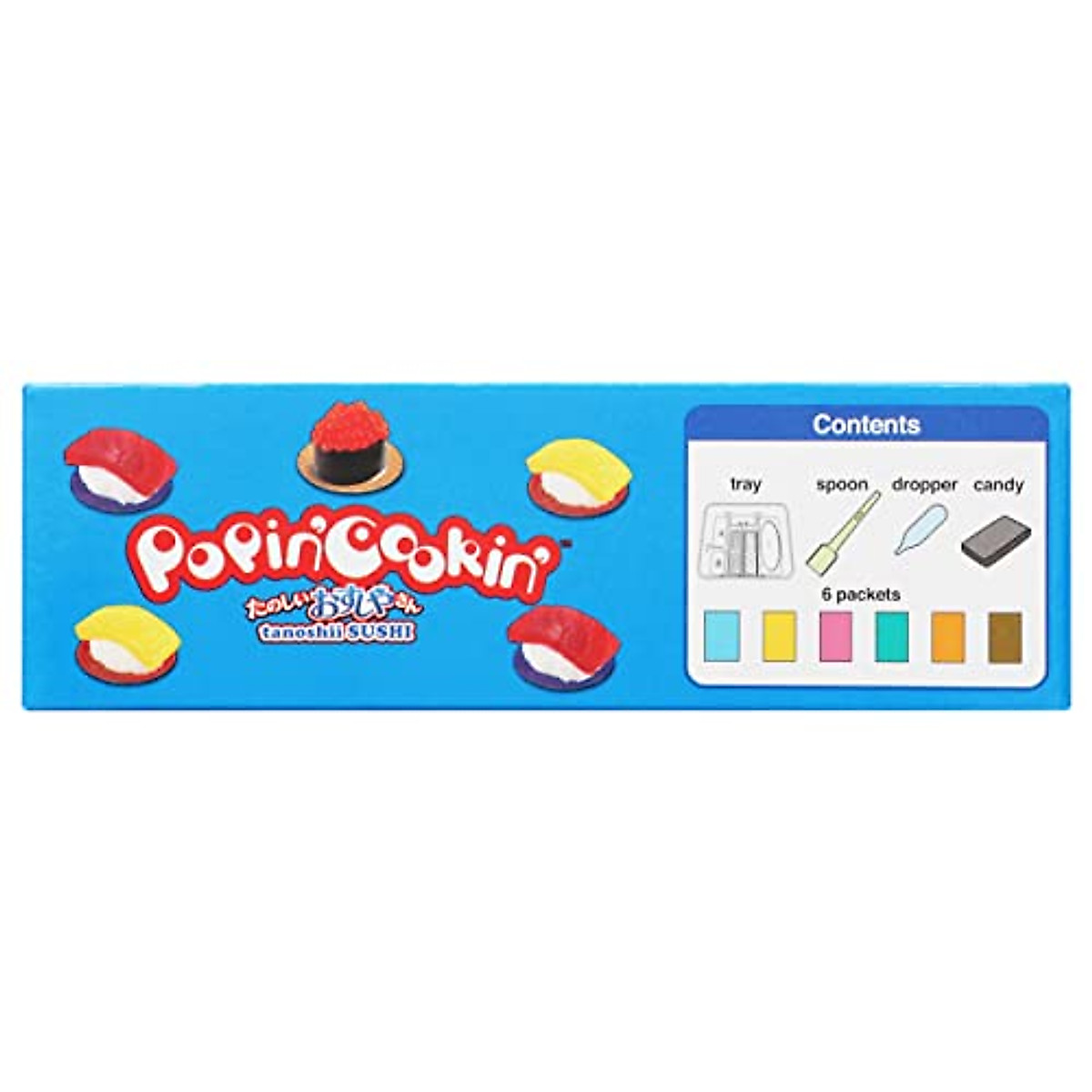 Kracie Popin' Cookin' DIY Candy Sushi Kit, No Bake, 1 Ounces (Pack Of 1)