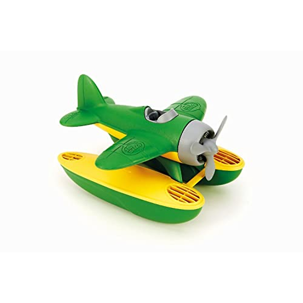 Green Toys Seaplane in Green Color - BPA Free, Phthalate Free Floatplane for Improving Pincers Grip. Toys and Games ,9 x 9.5 x 6 inches