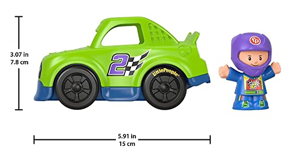Fisher-Price Little People Race Car for Toddlers & Preschool Kids