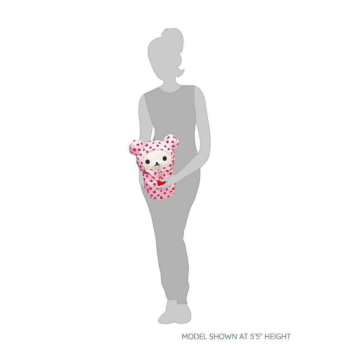 San-X Original Rilakkuma Sleeping Bag Plush Series (Korilakkuma - Strawberry)