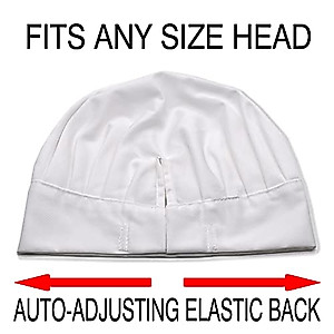 AGMDESIGN Funny Chef Hat, Dude with The Food, Funny BBQ Chef Wear, Adjustable Kitchen Cooking Hat for Men & Women White