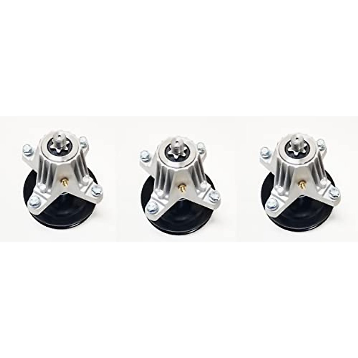 LAWN & GARDEN AMC 3 Upgraded Spindles, Mounting Holes Threaded for Easier Install, Compatible with MTD Cub Cadet 618-06978, 918-06978