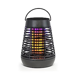 PIC Portable Solar Insect Killer Torch (FLPT), Bug Zapper and Flame Accent Light, Kills Bugs on Contact