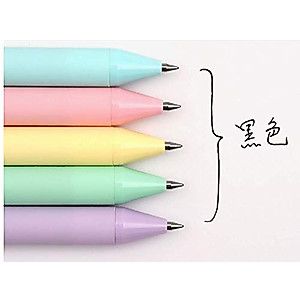 Kaco 20 Retractable Gel Ink Pens New Set( 5 Black Ink + 15 Color Ink) Extra Fine 0.5mm Pencils Inks for Adult Coloring Books Craft Doodling