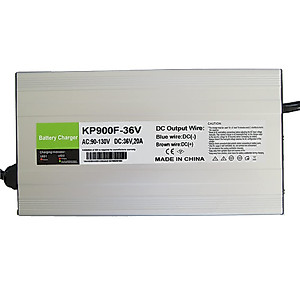 aunstarwei 36V 20A Golf Cart Battery Charger with Crowsfoot Style Connector Crowfoot Plug