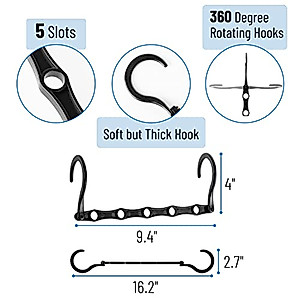 Mr. Pen- Space Saving Hangers, Black, 8 Pack, Closet Hanger Organizer, Shirt Organizer, Closet Hangers Space Saver, Magic Hangers