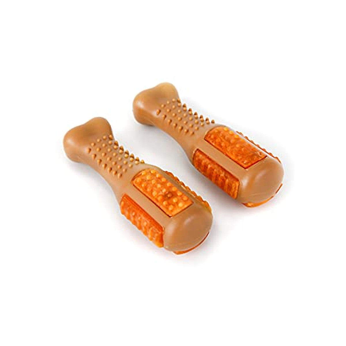 Hartz Chew ‘n Clean Chicken Flavored Drumstick Dog Treat & Chew Toy, Small, 2 Pack