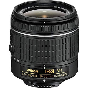 Nikon D3500 24.2MP DSLR Camera with AF-P 18-55mm VR Lens & 70-300mm Dual Zoom Lens Kit 1588 (Renewed) with 16GB Accessory Bundle