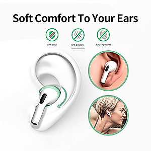 Loirtlluy [7 Pairs] 2023 Upgraded Airpods 3 Ear Tips Cover, 7 Colors Liquid Silicone Earbuds Covers [Fit in The Charging Case], Anti-Slip Protective Accessories Compatible with Airpods 3rd Generation