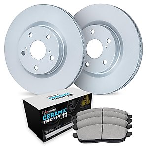 R1 Concepts Rear Brakes and Rotors Kit |Rear Brake Pads| Brake Rotors and Pads| Euro Ceramic Brake Pads and Rotors WDTN1-67010