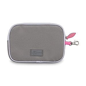 Ame & Lulu Sport Wristlet (Grey/Pink)