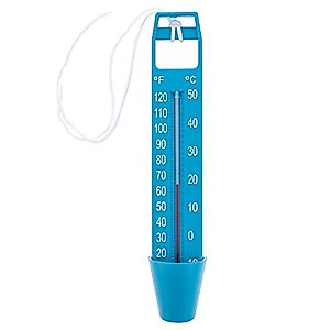 U.S. Pool Supply Scoop Analog Display Pool Thermometer with Jumbo Easy to Read Temperature Display