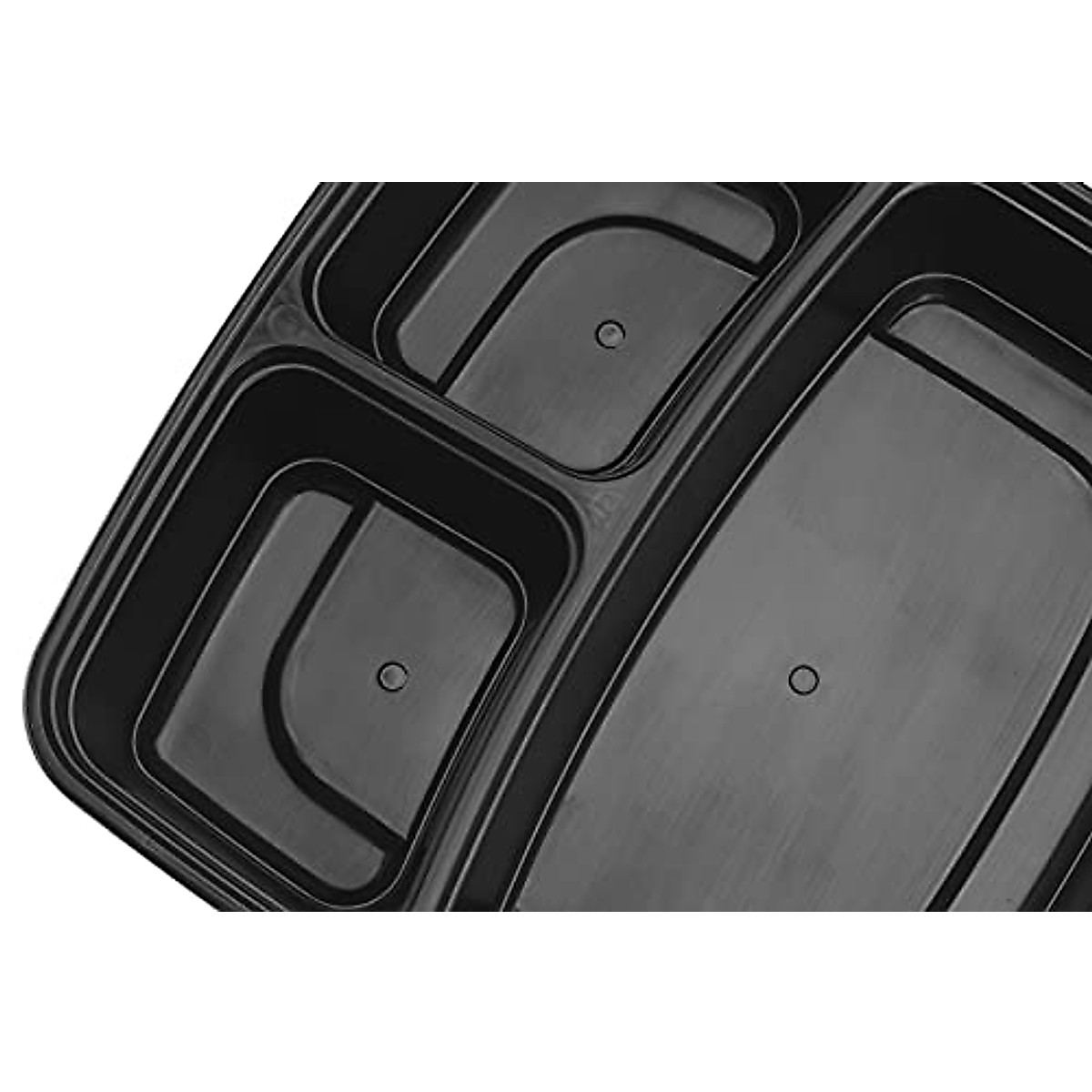 T TIYA Dishwasher Safe - Leak-Proof for Restaurants & Meal Prep - 48 oz Bulk 150 Pack with Lids - BPA-Free