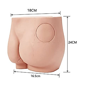 HEYBEC Hip Injection Training Model Buttock Muscle Injection Training Teaching Tools Skeleton Human Anatomy Model Medical Supplies