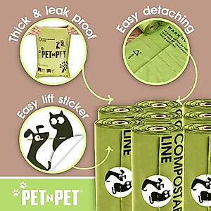 Pet N Pet Dog Poop Bags Refills, Dog Bags For Poop, 240 Doggie Poop Bags For Dogs, Dog Poop Bag Rolls, Dog Waste Bags Doggie Bags, Thick Doggy Poop Bags, Pet Waste Bags, Cat Poop Bags, Doggy Bags