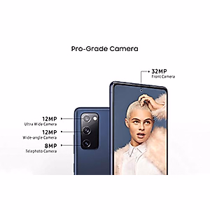 SAMSUNG Galaxy S20 FE 5G Cell Phone, Factory Unlocked Android Smartphone, 128GB, Pro Grade Camera, 30X Space Zoom, Night Mode, US Version, Cloud Navy