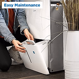 Midea 4,500 Sq. Ft. Energy Star Certified Dehumidifier With Reusable Air Filter 50 Pint - Ideal For Basements, Large & Medium Sized Rooms, And Bathrooms (White)