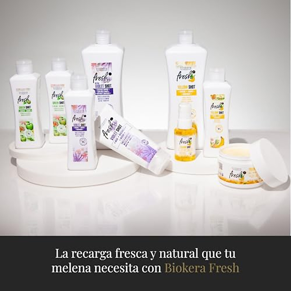 Salerm - Deep Repair Hair Mask - Biokera Fresh Yellow Shot Mask - 250 ml - Hydrates, Repairs, and Protects Hair - Anti-Frizz - Sulfate-Free and Paraben-Free