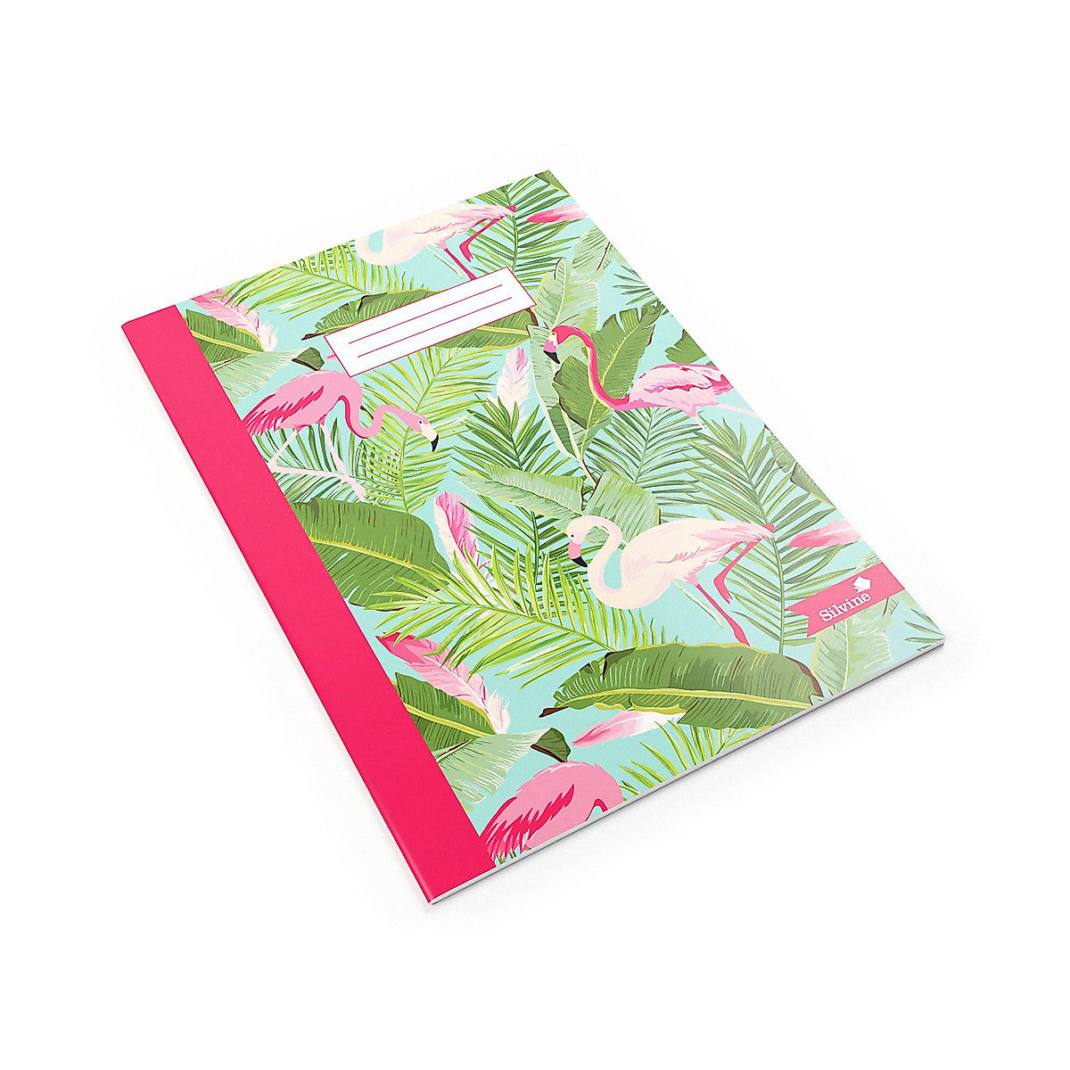Silvine A4 Notebooks in 4 Assorted Marlene West Designs. 80 Pages, Lined with Margin. Ref NBA4SG [Pack of 12], Summer Garden