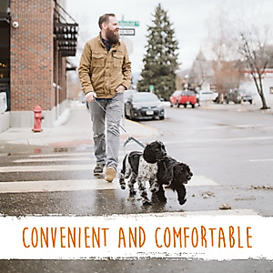 Mighty Paw Dual Dog Leash - Suitable for Two Dogs - Leash for 2 Dogs No Tangle - Leash Splitter - Large and Small Dog Compatible - Dual Leash Attachment - Double Clip Dog Leash Coupler - Dog Splitter