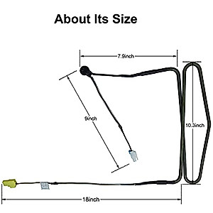 CCHUI DA47-00322J Heater-Sheath Metal for Samsung Refrigerator Defrost Heating Element, Ac120v, DA47-00322B, AP5588402, PS4140683