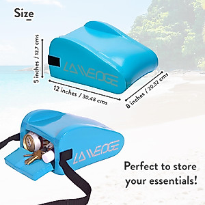 LA Wedge - Beach Headrest and Accessory Bag - Baby Blue