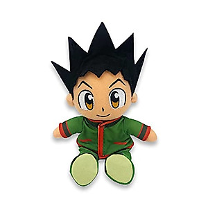 JUST FUNKY Official Hunter X Hunter Full Size Bounty Hunter Plush – 9" Tall Gon & Killua-Themed Anime Collectible – Show Off Your NEN, Great Home Decor – Great Gift for Fans, Bring Everywhere You Go!