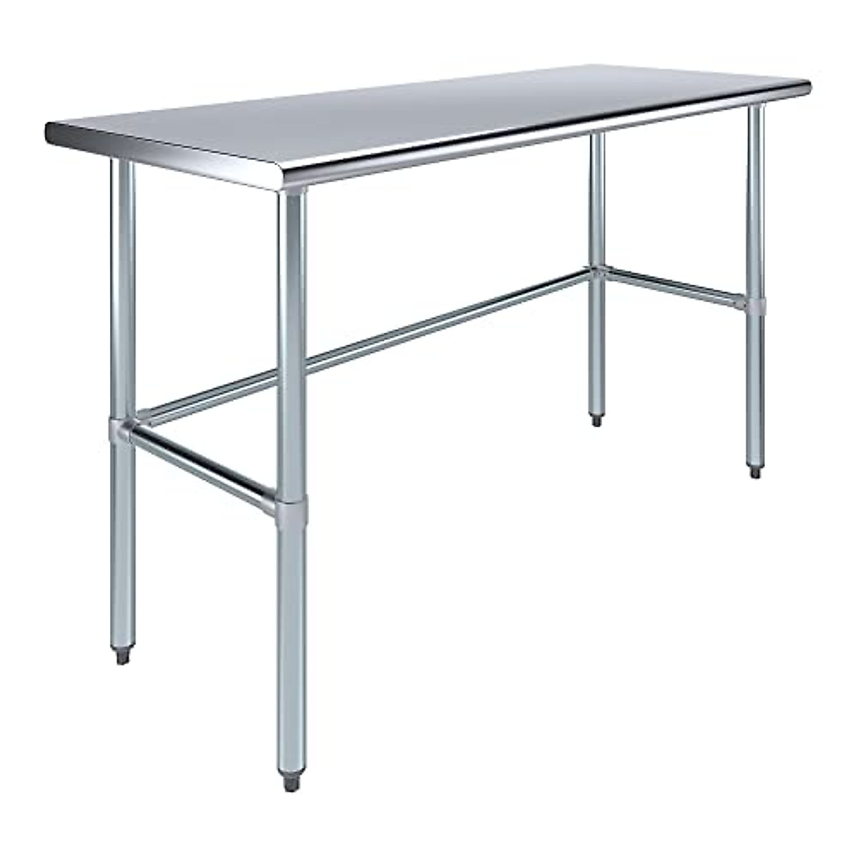 24" x 60" Open Base Stainless Steel Work Table | Residential & Commercial | Food Prep | Heavy Duty Utility Work Station | NSF