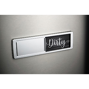 Dishwasher Magnet Clean Dirty Sign, Strong Clean and Dirty Magnet for Dishwasher, Universal Dirty or Clean Dishwasher Magnet Indicator, Clean/Dirty Farmhouse Dark Wood Dish Wash Sign Magnet