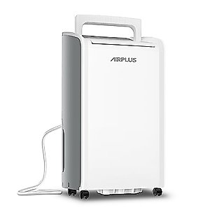 AIRPLUS 4,500 Sq.Ft 70 Pint Dehumidifiers for Basement and Home-Dehumidifier with Drain Hose,Efficient,Energy-with Dual Protection and 4 Smart Modes,24H Timer,Defrost,for Bedroom,bathroom,Large Room