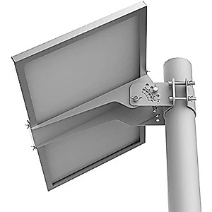 Adjustable Pole Mounting Bracket Rack Kit for 50W Solar Panel - Fit Pole Dia 2.35 - 4.0 Inch / 60mm - 100mm