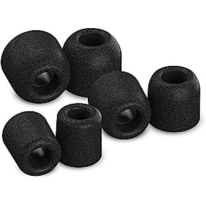 COMPLY T-500 Memory Foam Replacement Earbud Tips For KZ ZS10, ZSN, AS10, ZSX, STARFIELD, FH7, FIIO, MOONDROP And More Earphones (Assorted, 3 Pairs)