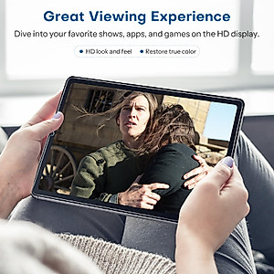 SPARIN Screen Protector for Samsung Galaxy Tab S6 Lite 10.4 Inch(2024/2022/2020), 3 Pack 9H Hardness Tempered Glass with S Pen Compatible, Scratch Resistant, Case Friendly